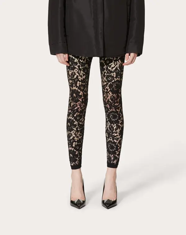 Valentino Garavani Stretch Lace Leggings