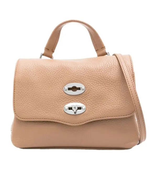 ZANELLATO Postina Twist-lock Baby Top Handle Bag - Nude