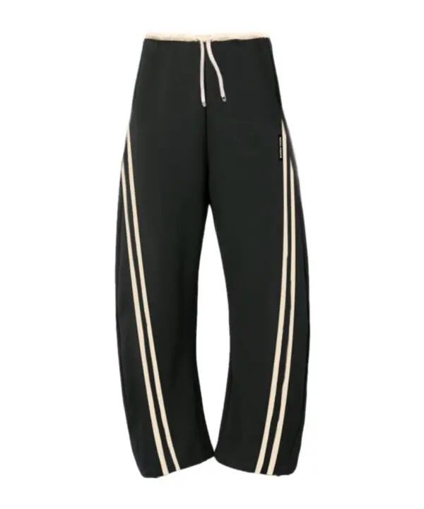 Marissa Chiara Drawstring Sweatpants With Stripe Detail