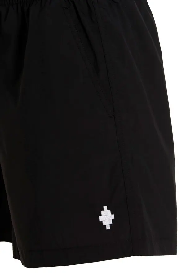 MARCELO BURLON COUNTY OF MILAN Embroidered Drawstring Swim Shorts