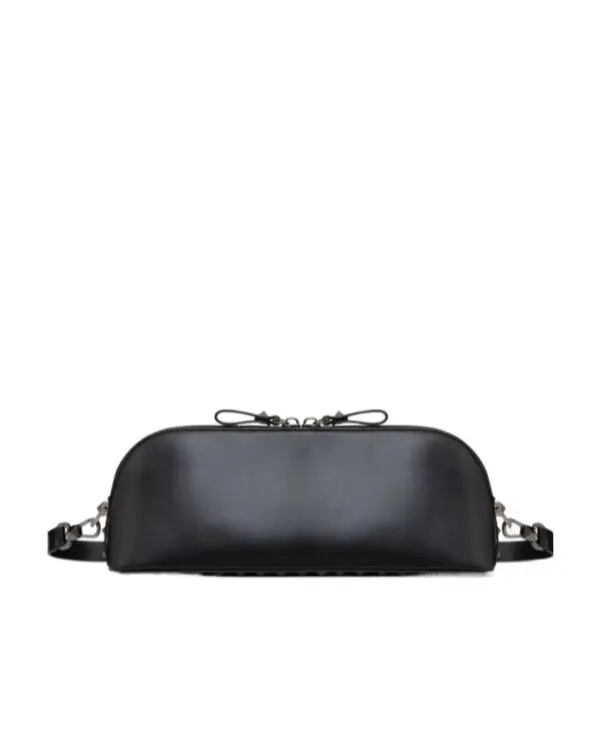 Valentino Garavani Rockstud Zip-up Clutch Bag - Black
