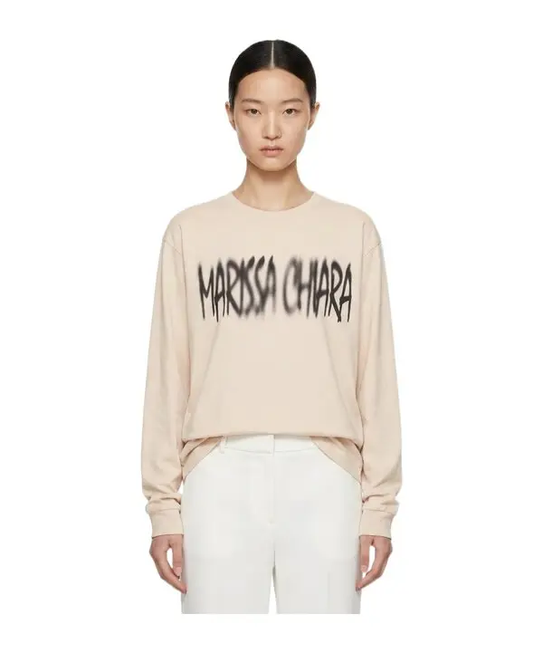 Marissa Chiara Long-sleeved Logo T-shirt