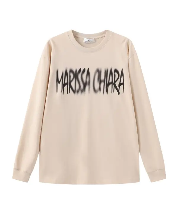 Marissa Chiara Long-sleeved Logo T-shirt
