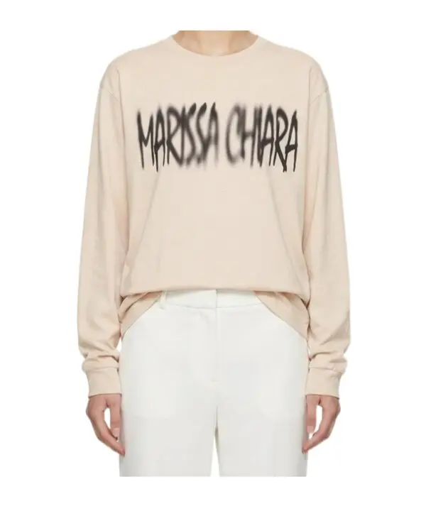Marissa Chiara Long-sleeved Logo T-shirt