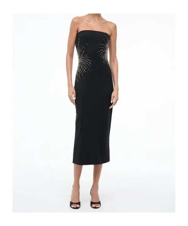 Staud Britney Dress With Firework Embellishments