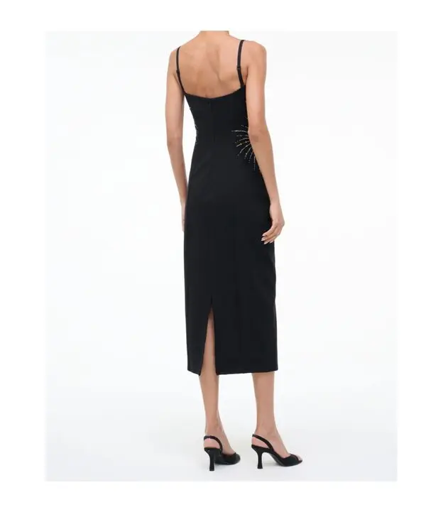 Staud Britney Dress With Firework Embellishments