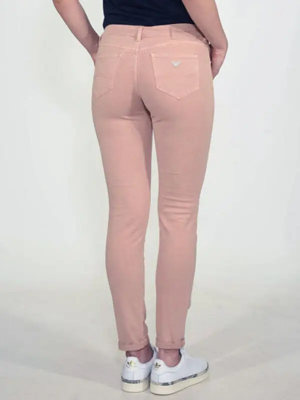 Emporio Armani Logo Jeans - Nude