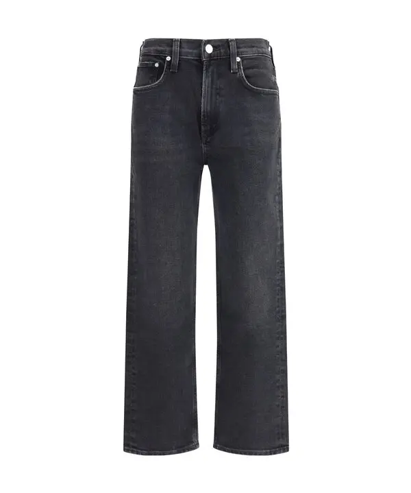 Citizens Of Humanity Delfina Straight-leg Jeans - Black