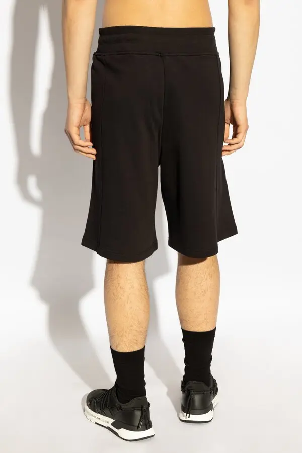 Versace Logo Embellished Shorts
