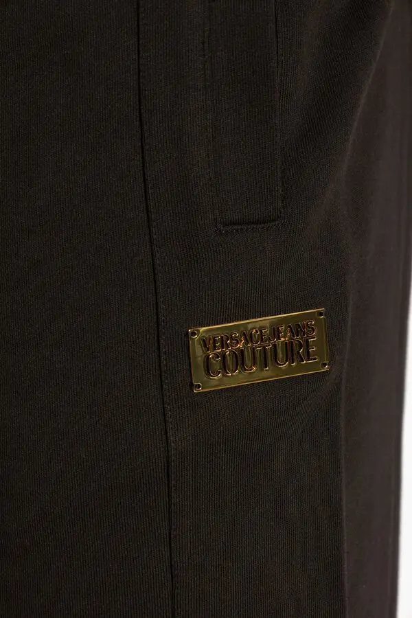 Versace Logo Embellished Shorts