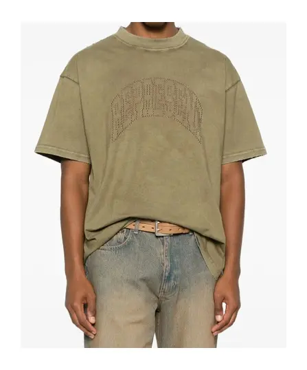 REPRESENT Logo Faded T-shirt - Green