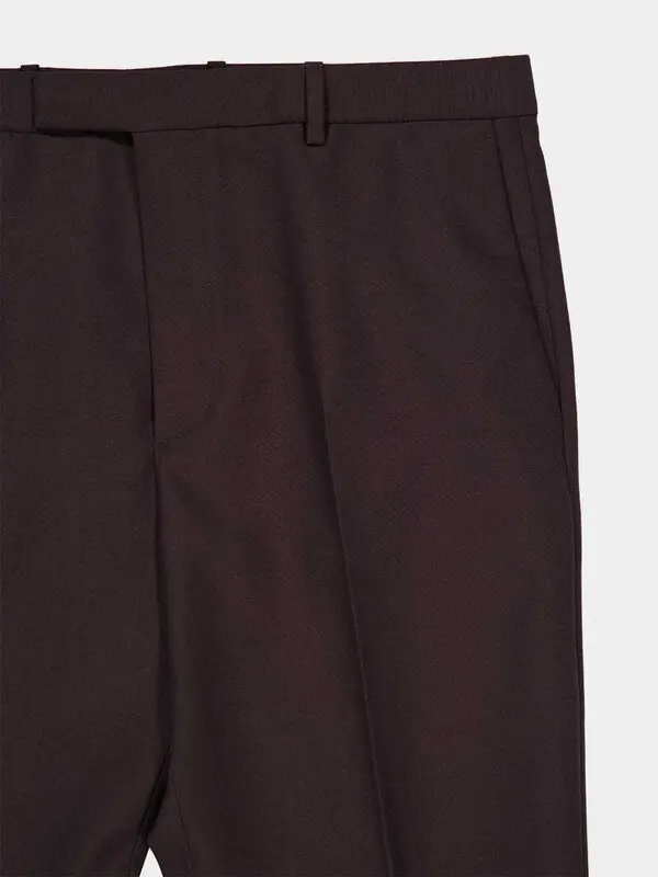 Gucci Technical Panama Trousers - Dark Brown