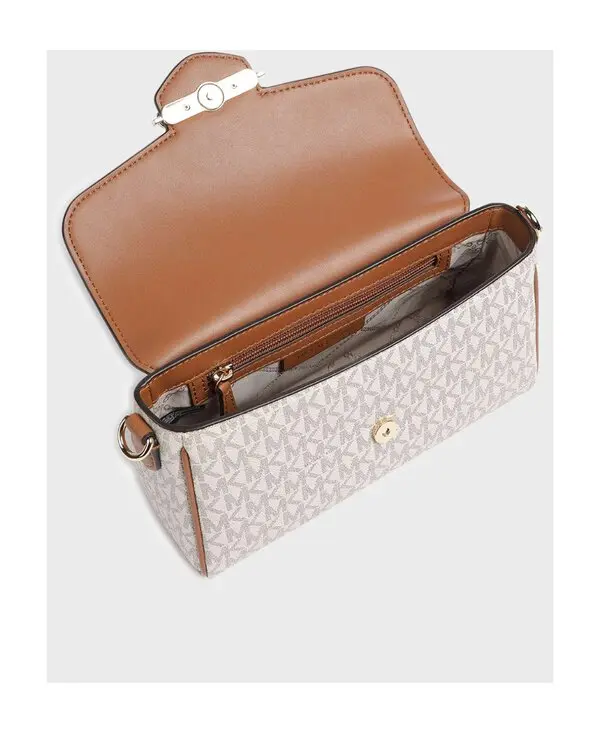 Michael Kors Logo Shoulder Bag - Brown