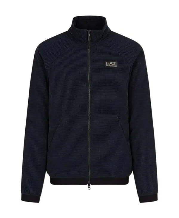 EA7 Logo Detail Zip-up Jacket