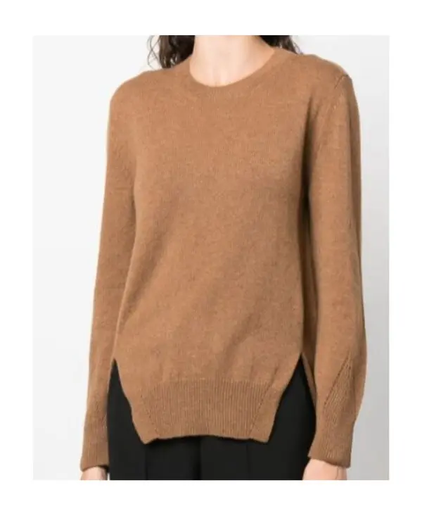 A.p.c. Crewneck Jumper With Side Slits