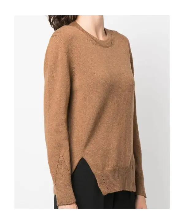 A.p.c. Crewneck Jumper With Side Slits