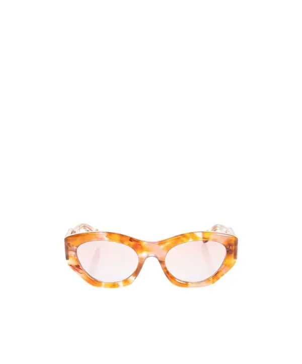 Chloé Cat-eye Sunglasses With Branded Logo - Orange