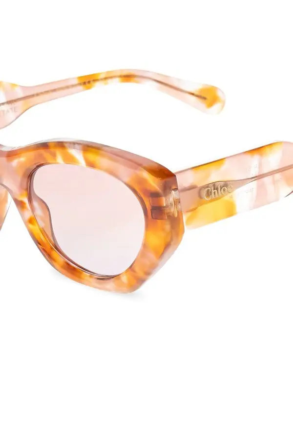 Chloé Cat-eye Sunglasses With Branded Logo