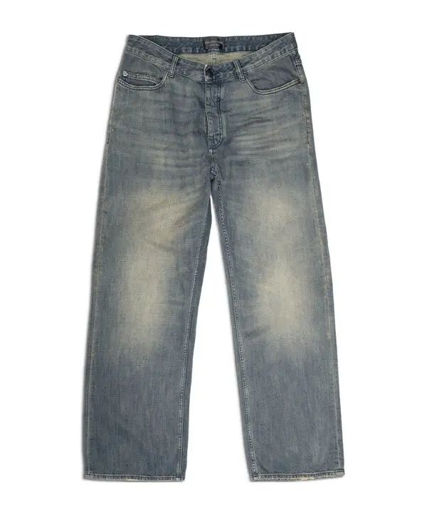 Balenciaga Straight-leg Jeans - Gray