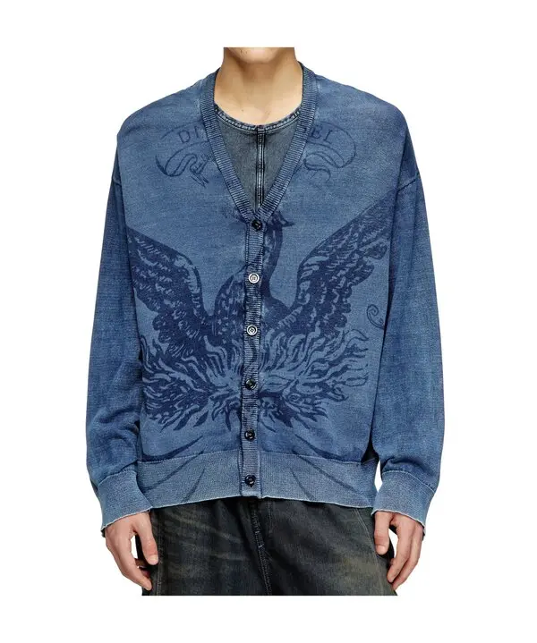 DIESEL® K-fenicar Indigo Cardigan