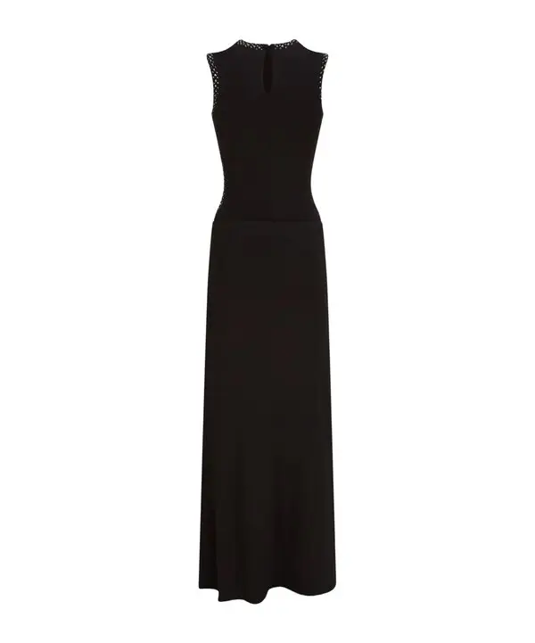 Attico Embellished Midi Dress