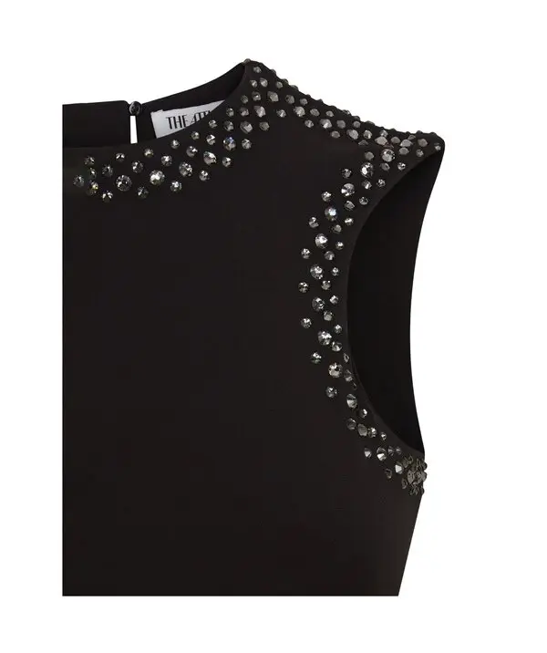 Attico Embellished Midi Dress