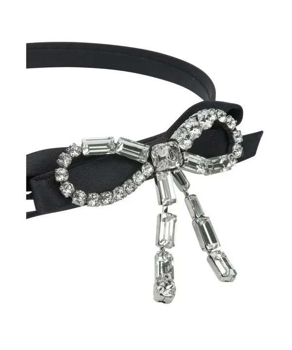 JIMMY CHOO Embellished Bow Hair Band