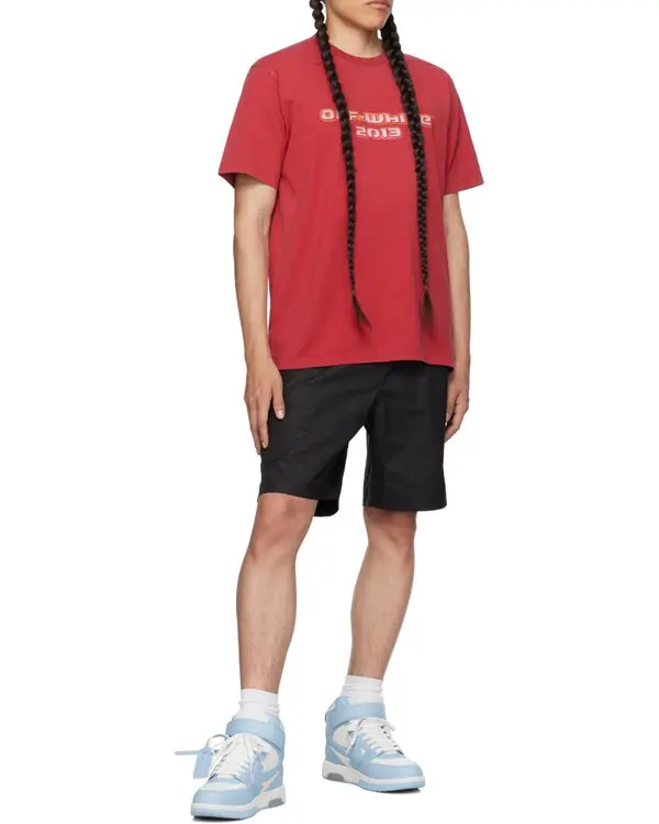 Off-White Out Of Office" High-top Sneakers - Blue