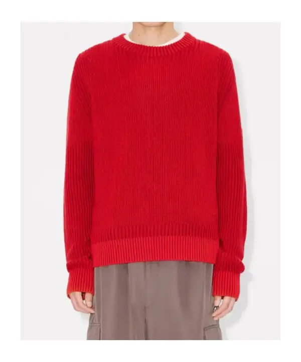Kenzo Boke Flower 2.0 Embroidered Jumper - Mid Red