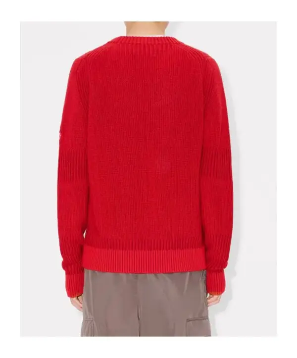 Kenzo Boke Flower 2.0 Embroidered Jumper - Mid Red