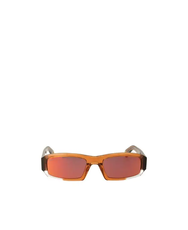 Jacquemus Square Frame Sunglasses With Logo Detail - Multicolor