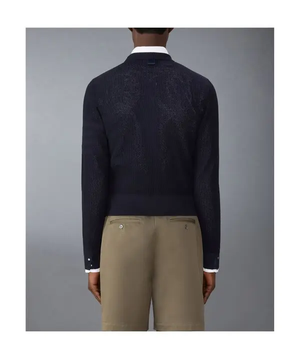 Thom Browne Open-knit Crewneck Jumper