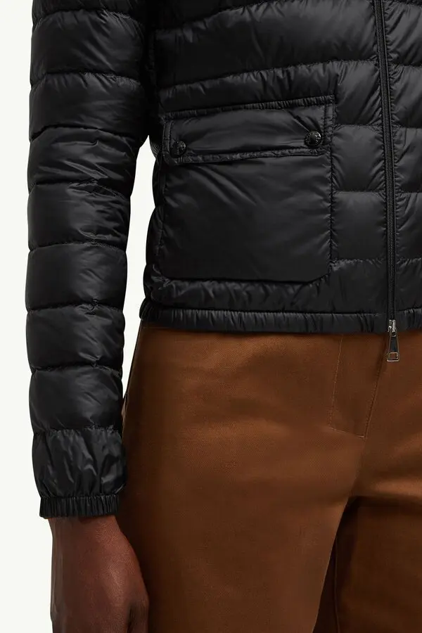 Moncler Lans Packable Short Down Jacket - Black