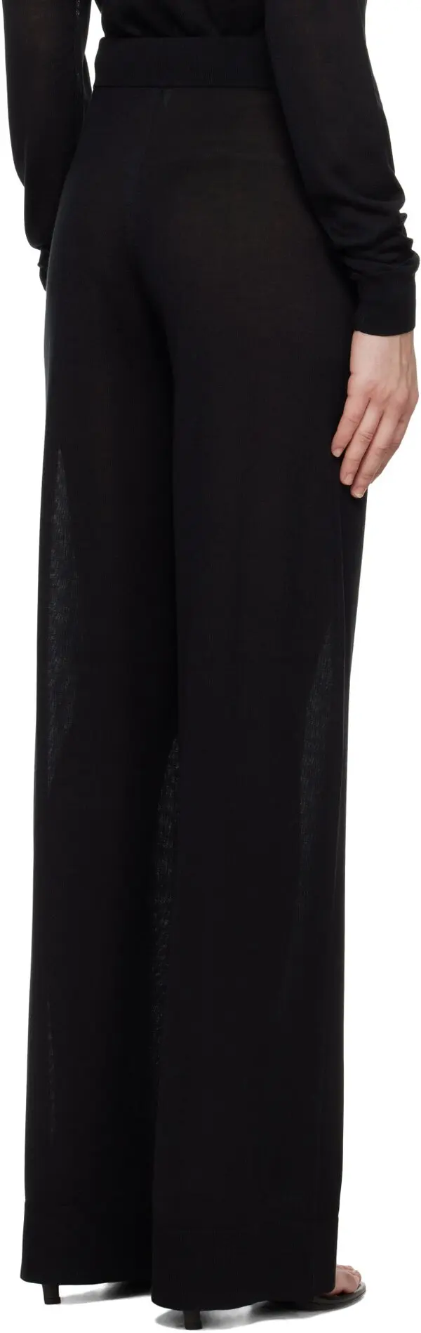TOTEME Wide-leg Knitted Trousers
