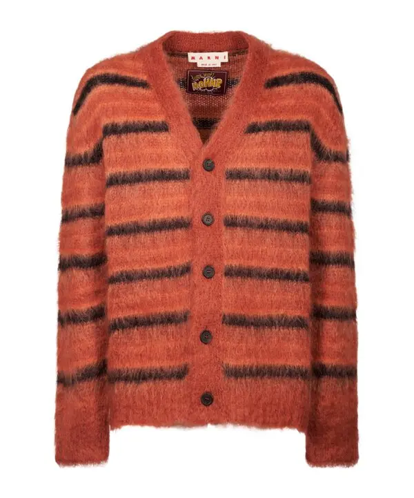 Marni Striped Knitted Cardigan