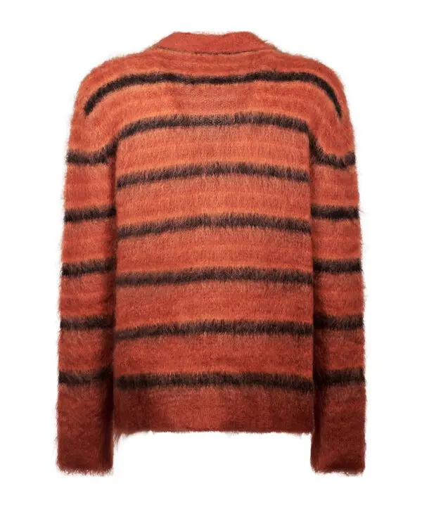 Marni Striped Knitted Cardigan