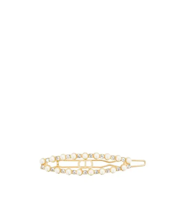 Dior Petit Cd Treasure Barrette - Golden