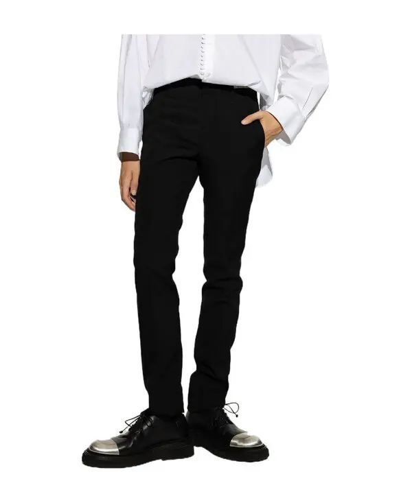 Givenchy Chained-waistband Detail Straight Leg Trousers