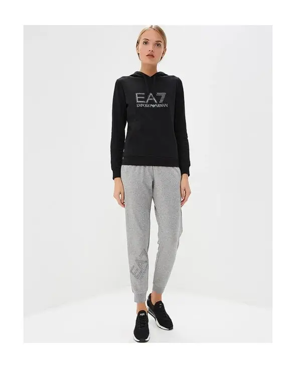 EA7 Logo Hooded Sweater