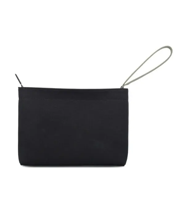 Givenchy Paris Logo Printed Zipped Pouch - Black