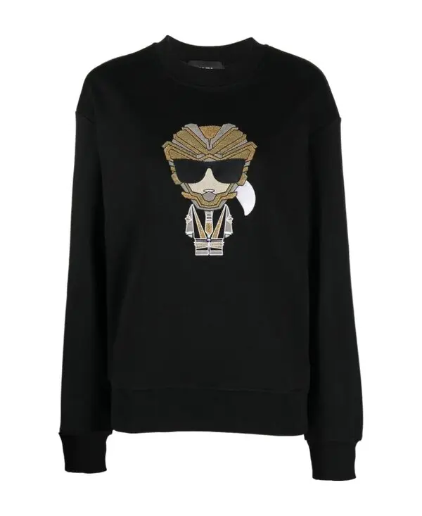 Karl Lagerfeld Graphic-printed Crewneck Sweatshirt