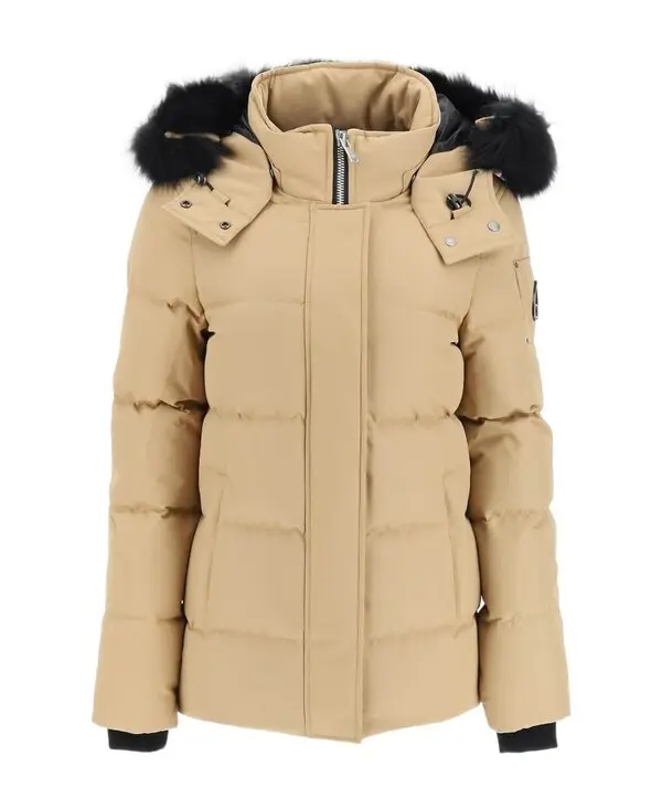 Moose Knuckles Cloud 3q Hooded Down Jacket With Fur Trim - No