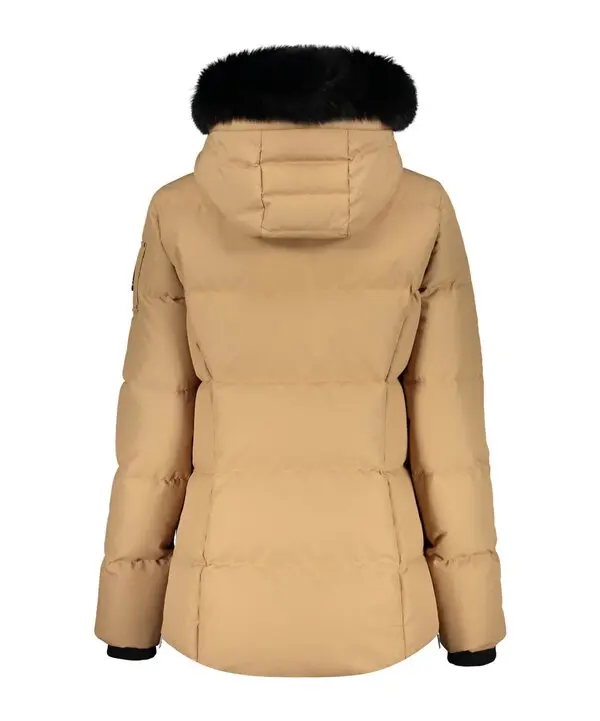 Moose Knuckles Cloud 3q Hooded Down Jacket With Fur Trim
