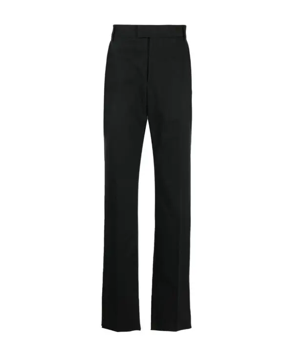 Alexander McQueen Straight Leg Cotton Trousers