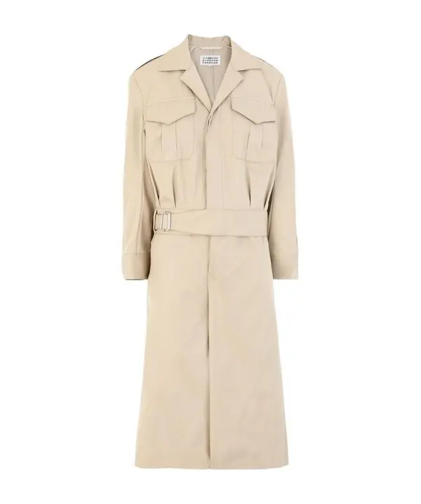 MAISON MARGIELA Cropped Trench Jumpsuit - Khaki