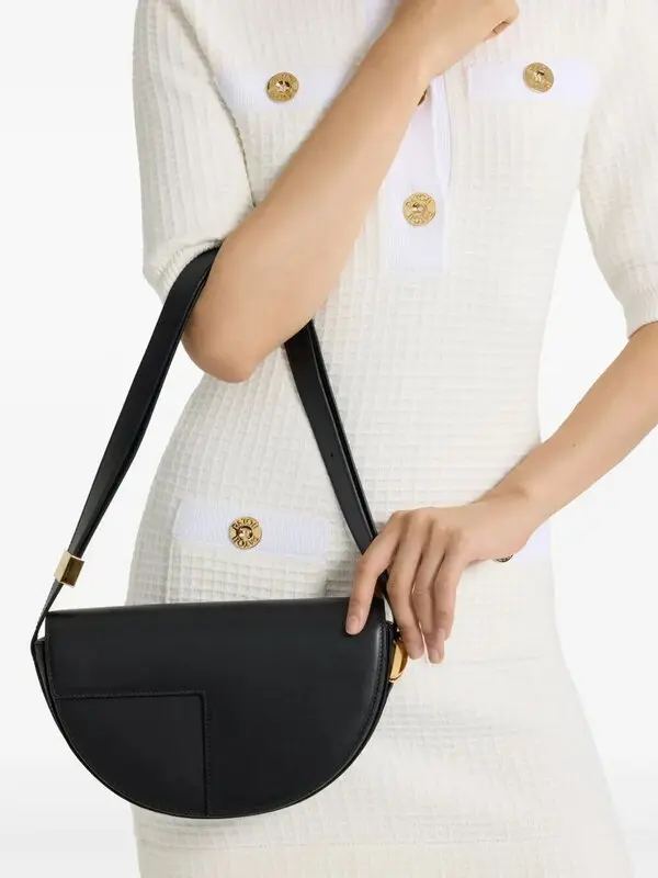 PATOU Crescent Shoulder Bag - Black