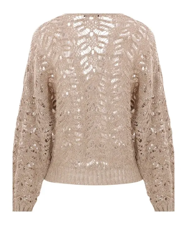 Brunello Cucinelli V-neck Buttoned Cardigan With Ribbed Edges