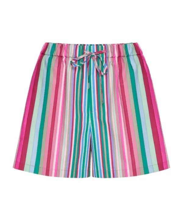 Valentino Garavani Popeline Stripe Shorts