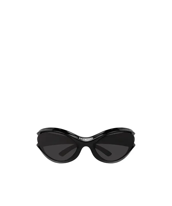 Balenciaga Geometric Frame Sunglasses - Black