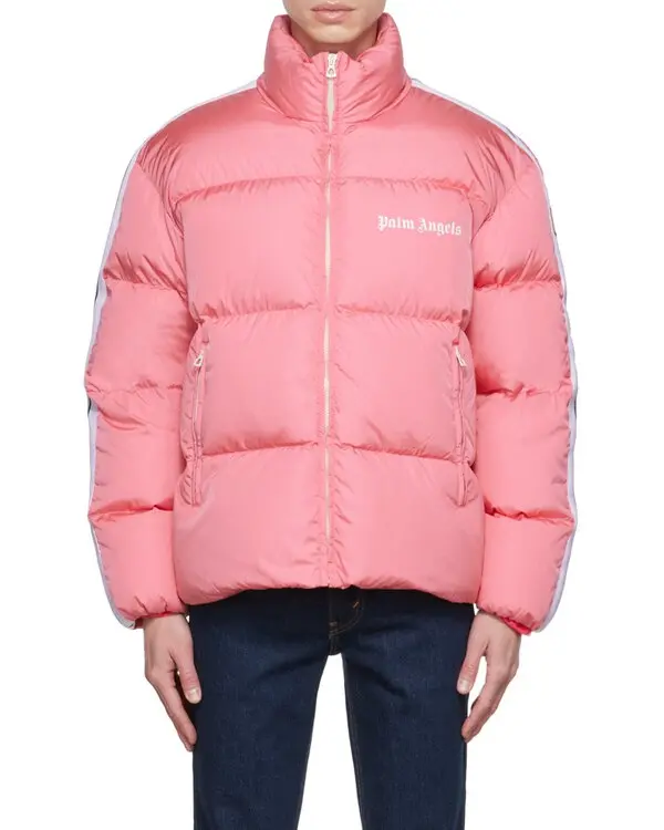 Palm Angels Logo-print Padded Jacket - Pink